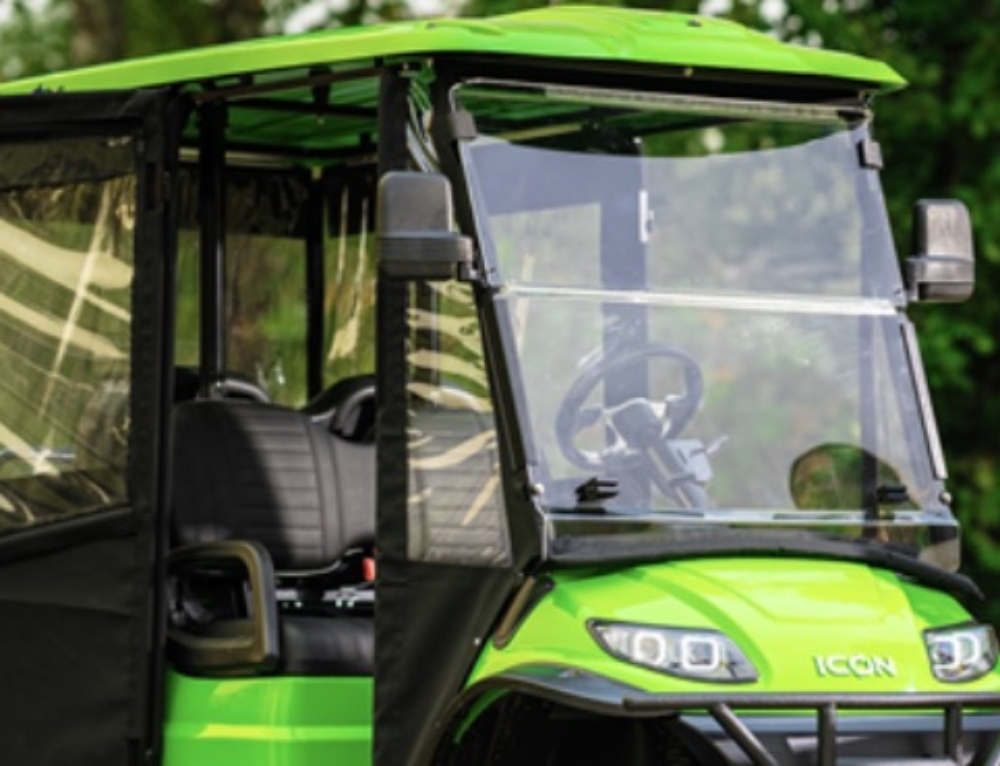 E-Z-GO Unveils New 4 Seat Forward Facing Golf Cart - The EZGO Liberty ...
